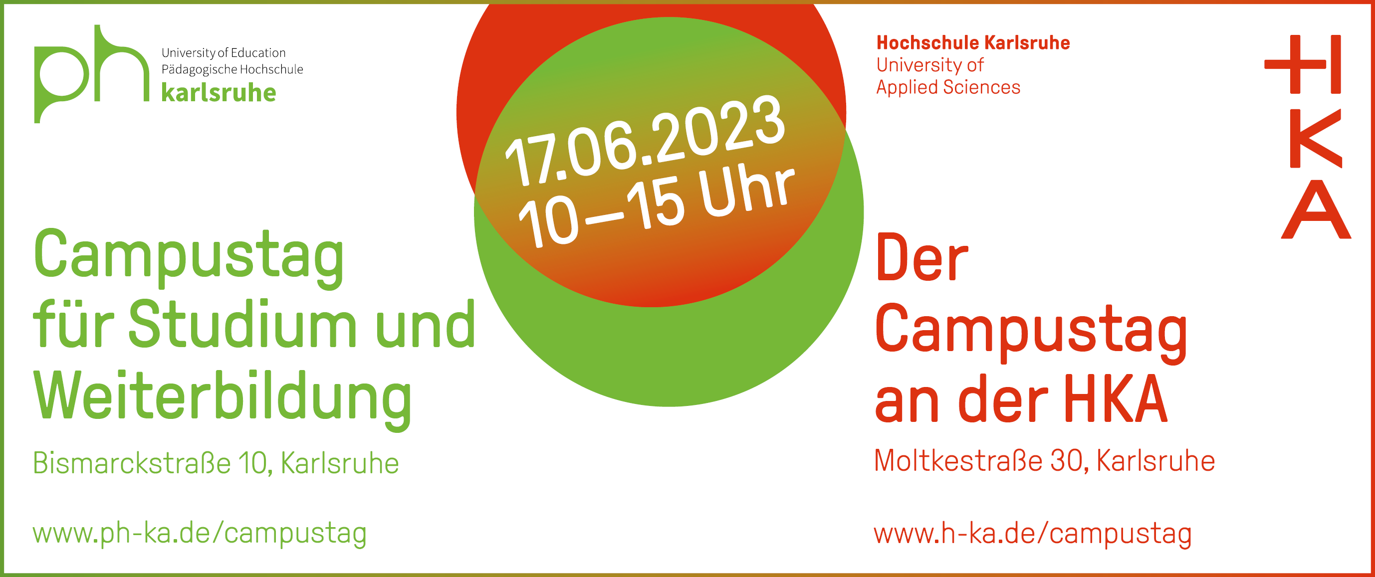 Die HKA - Die Hochschule Karlsruhe : Gemeinsamer Campustag der HKA und der PHKA