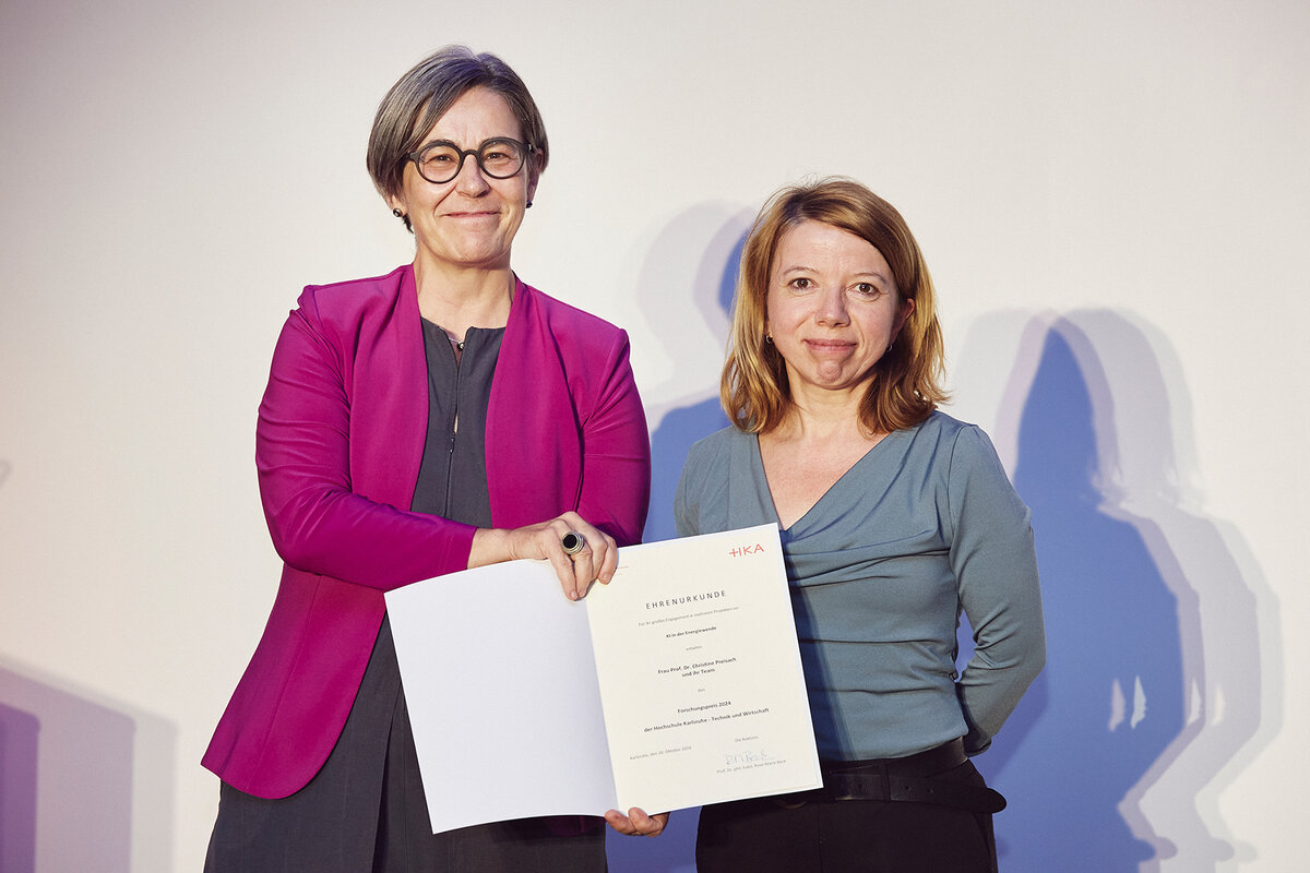 Die HKA - Die Hochschule Karlsruhe : Forschungspreis der HKA für Prof. Dr. Christine Preisach!